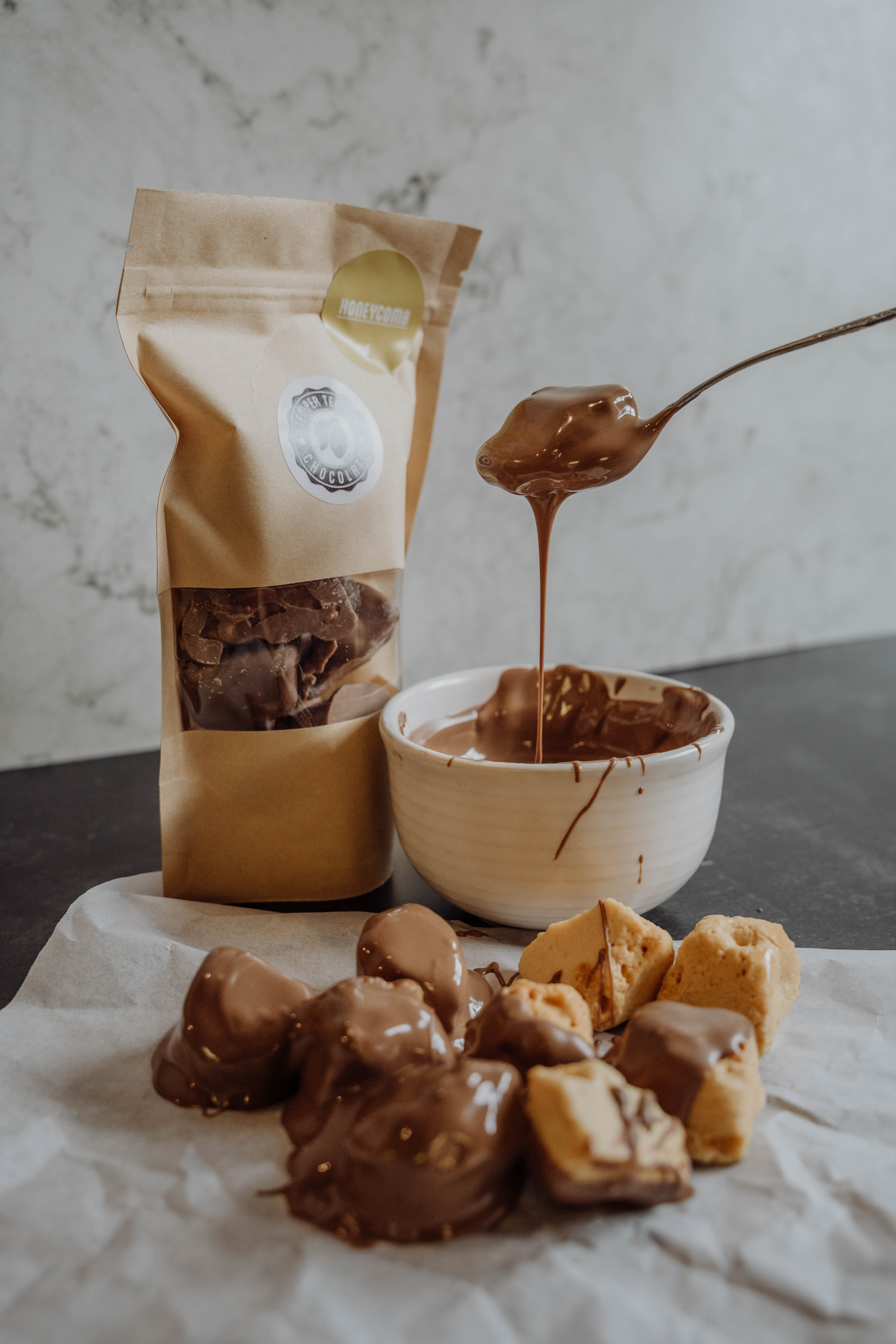Honeycomb Chunks - Temper Temper Chocolate