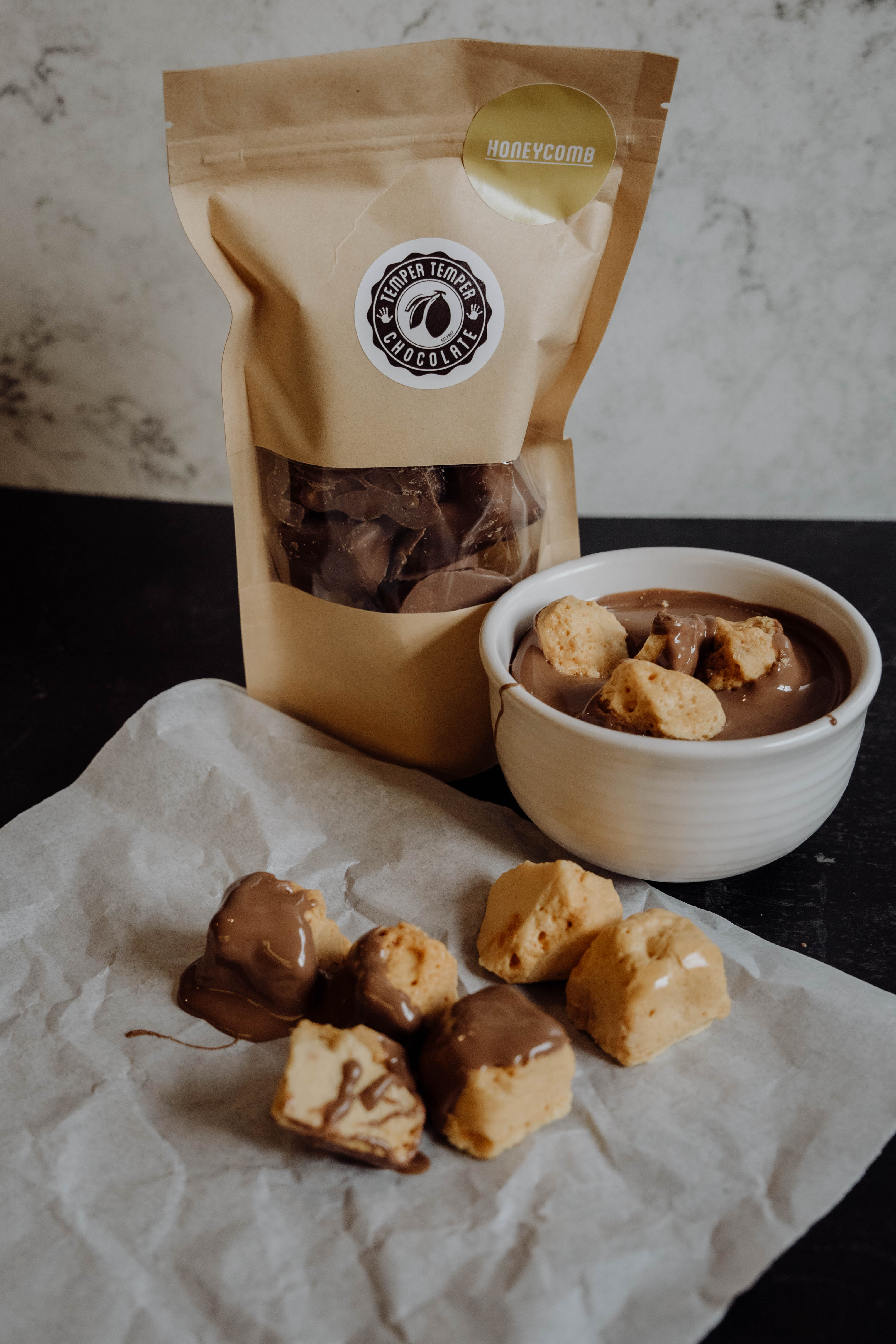 Honeycomb Chunks - Temper Temper Chocolate